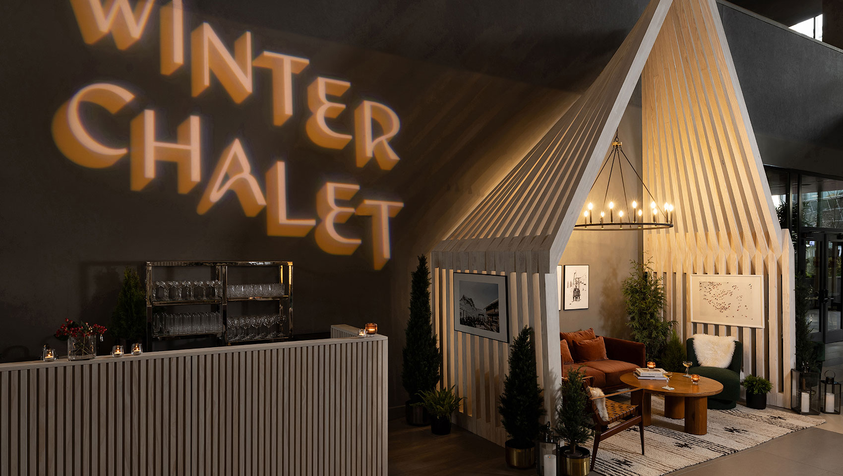 Sacramento Luxury Winter Chalet + Bar | Kimpton Sawyer Hotel